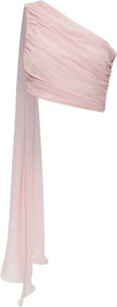 Possé haut drapé Solene à une épaule - Rose