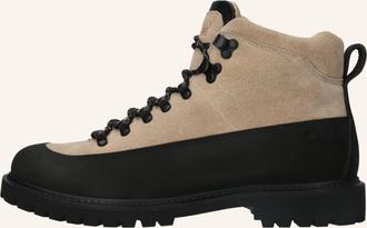 Blackstone Schn&uuml;rboots beige