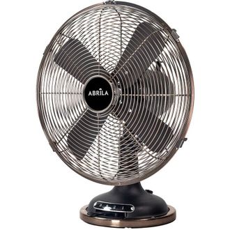 Fabrilamp Fabrilamp - capitol tischventilator schwarz/kupfer 37w 3 stufen 4asp fest und drehbar 42x35x27cm