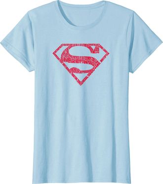 DC Comics Superman Word Shield T Shirt T-Shirt