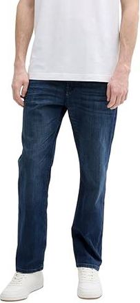 Tom Tailor 1045910 Jean Droit Confortable, 10114-Clean Dark Stone Blue Denim, 32W x 30L Hommes
