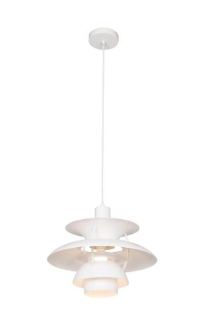 Novel Hängeleuchte Indianapolis, Weiß, Metall, Metalloptik,Metalloptik, rund,rund, 150 cm, RoHS, CE, Lampen & Leuchten, Innenbeleuchtung