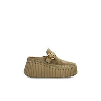 Chlo&eacute; Femme, Chaussures, Vert, Taille: 40 EU Sabot plateforme Nama