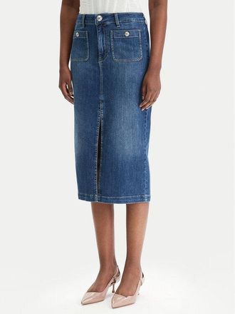 Liu Jo Jeansrock UA6259 D0275 Blau Regular Fit