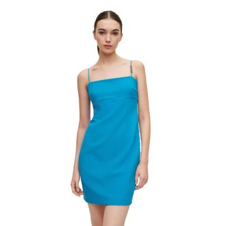 HUGO BOSS Hugo - Kleid f&uuml;r Damen, Recyceltes Polyester (Blau)