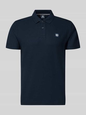 Lerros Regular Fit Poloshirt mit Label-Detail und Knopfleiste