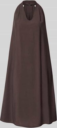 OPUS Neckholder-Midikleid mit Eingrifftaschen Modell Wordelia