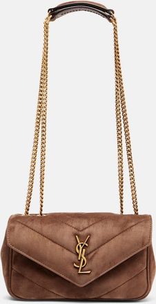 Saint Laurent Sac Lou Lou en daim