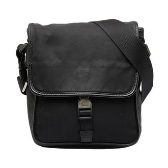 Prada Sac bandouli&egrave;re Pre-owned Tessuto - Femme - Pre-owned - Noir - Taille: ONE Size
