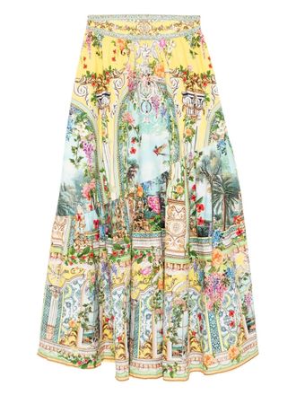 Camilla jupe Tales Of Topkapi Palace - Jaune