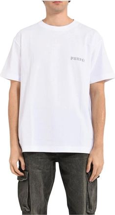 Purple Homme, Tops, Blanc, Taille: S Gothic P Nails T-Shirt