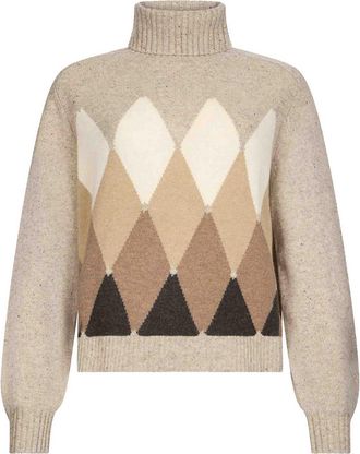 Ballantyne Pull Col Rond - Beige