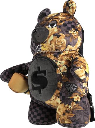 Sprayground GOLD FLORAL REMIX MONEYBEAR BACKPACK