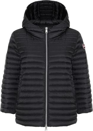 Colmar Femme, Vestes, Noir, Taille: 40 FR Cape &agrave; Capuche en Duvet