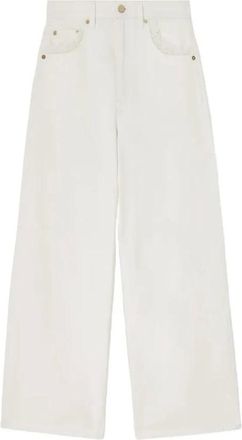 Ganni Femme, Jeans, Blanc, Taille: W26 L33 Lari Jeans droits