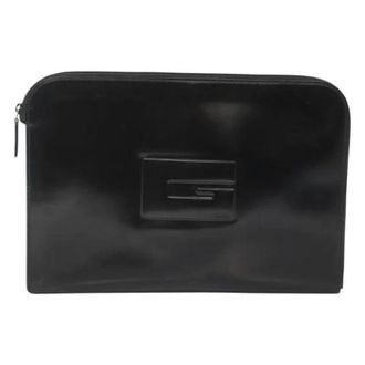 Gucci Pre-owned Cuir pochettes-minaudieres - Femme - Pre-owned - Noir - Taille: ONE Size