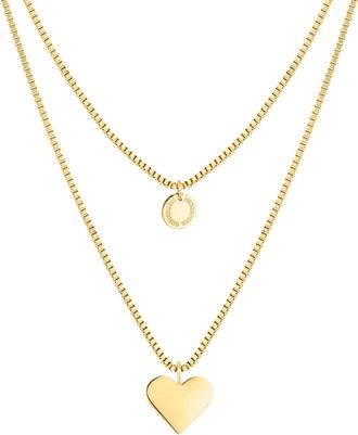 Liebeskind Liebeskind Berlin Halsketten - Edelstahl Halskette - Gr. unisize - in Gold - für Damen