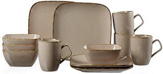 Ritzenhoff & Breker Brunch- und Frühstücksgeschirr-Set Casa, 12-teilig, Nougat, 38 x 27 x 27 cm
