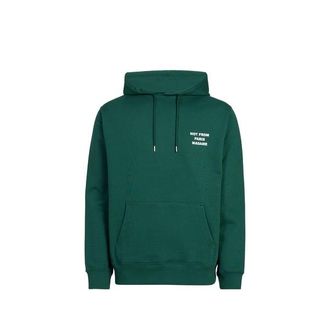 Dr&ocirc;le de Monsieur Hoodie ample Slogan en coton molleton