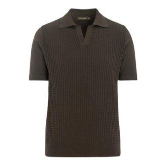 Oscar Jacobson Alf Bomuld Polo Skjorte - - Tops - Herren - Braun - XL
