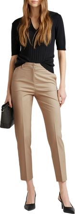 Benetton Damen Pantalone 40fadf08u Hose, beige, 34