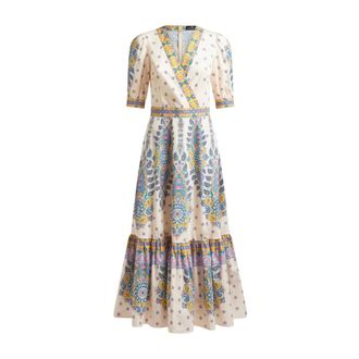 Etro Bedrucktes Baumwoll-Midikleid - - Dresses - Damen - Mehrfarbig - L
