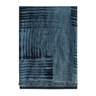 Kiton Femme, Accessoires, Bleu, Taille: ONE Size &Eacute;tole en Cachemire et Soie M&eacute;lang&eacute;s