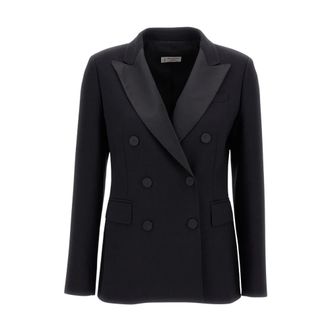 Alberto Biani Klassischer Smoking-Blazer - - Jackets - Damen - Schwarzk - 2XS
