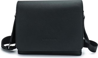 Carlheim Crossbody bag, Cross-Wear Kai, Genuine Leather, Black