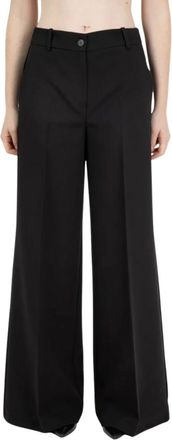 Kaos Kaos, Femme, Pantalons, Noir, Taille: 40 FR Wide Pantalons