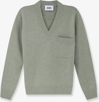 Alpha Studio Wool and cashmere blend sweater - ALPHA-STUDIO - gender_Man