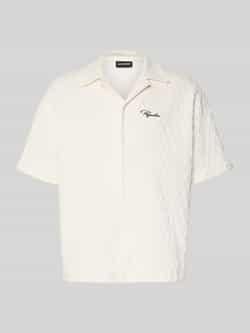 Pegador Regular Fit Freizeithemd mit Label-Stitching Modell Jovren