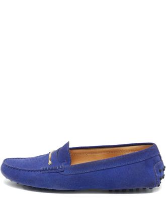 Tod's suede loafers - Blau