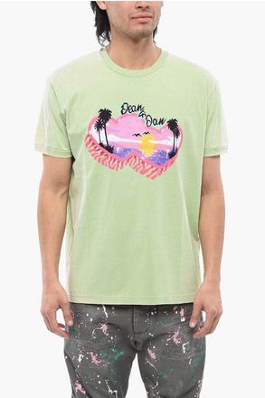 Dsquared2 Beach Print Muscle Fit T-shirt size L