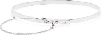 Eddie Borgo Thin Safety Chain choker - Argent