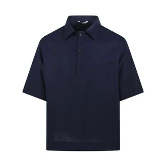 Hev&ograve; Homme, Tops, Bleu, Taille: L Polo Montursi