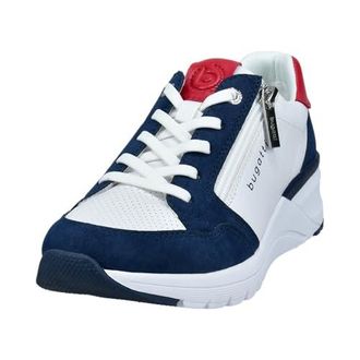 Bugatti Femme 435-aqi01 Basket, Blanc Multicolore 2081, 39 EU