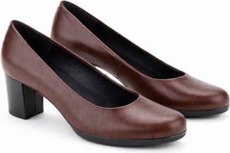 Lince Lince | Salon plateforme confortable | Semelle en caoutchouc | Semelle int&eacute;rieure gel amovible | I72458 | Fabriqu&eacute; en Espagne, Cuir Bacardi, 36 EU