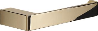 Gedy PIRENEI Toilettenpapierhalter für Badezimmer, Gold, Messing, PVD-Behandlung, 16,6 x 6,6 x 2,6 cm