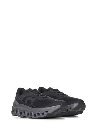 On Running Womens Running Cloudmonster Sneakers Black Recycled Polyester Trainers