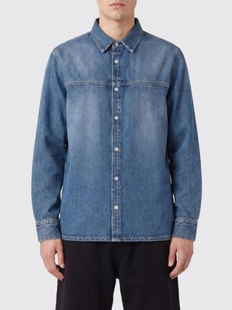 Marcelo Burlon County of Milan Chemise en jean &agrave; manches longues avec imprim&eacute; monogramme