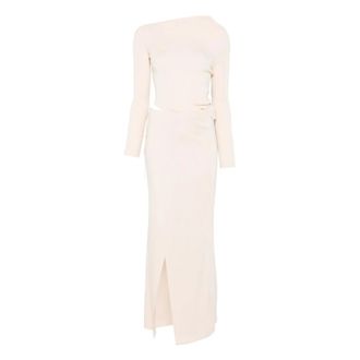Aya Muse Beiges Aura Maxikleid - - Dresses - Damen - Beige - M
