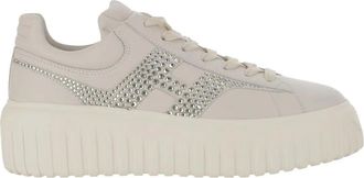 Hogan Low-Top Sneaker - H-Stripes Sneakers - Gr. 38,5 (EU) - in Weiß - für Damen