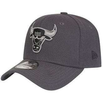 New Era 39Thirty Stretch Cap - Chicago Bulls Graphite - L/XL