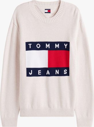 Tommy Hilfiger Pull chin&eacute; &agrave; badge drapeau