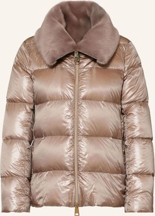 Herno Herno Daunenjacke Mit Kunstfell braun
