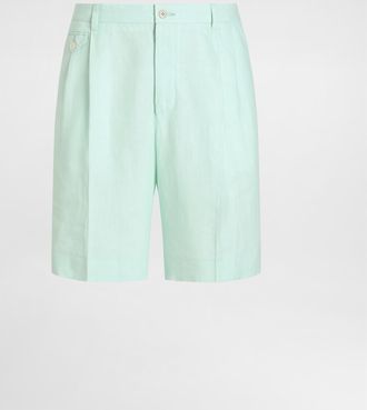 Dolce & Gabbana Bermudashorts Aus Leinen - Mann Hosen Und Shorts Azure Leinen 46