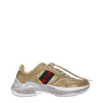 Gucci Baskets Homme Camouflage Marron