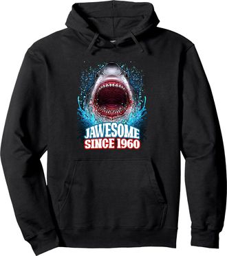 BDAZ 66. Geburtstag Jawesome Seit 1960 Shark 66 Jahre alt Pullover Hoodie