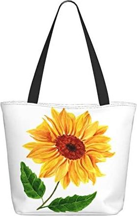 AOOEDM Sac &agrave; provisions pour femme tournesols 33 x 27,9 x 17,8 cm. Le cadeau parfait pour la Saint-Valentin. Cest de la Saint-Valentin pour maman, fille, &eacute;po